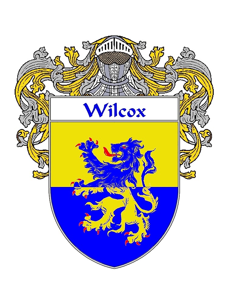 "Wilcox Coat of Arms / Wilcox Family Crest" Drawstring Bag for Sale by ...