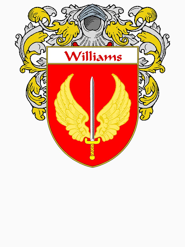 "Williams Coat of Arms / Williams Family Crest" T-shirt for Sale by ...