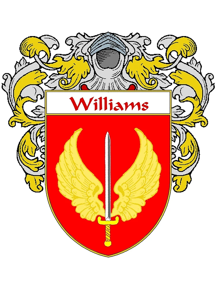 Williams Family Crest Williams Family Crest Cufflinks My Personal