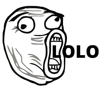 "Troll Face LoL - LOL Troll meme face " Poster for Sale by PunShag ...