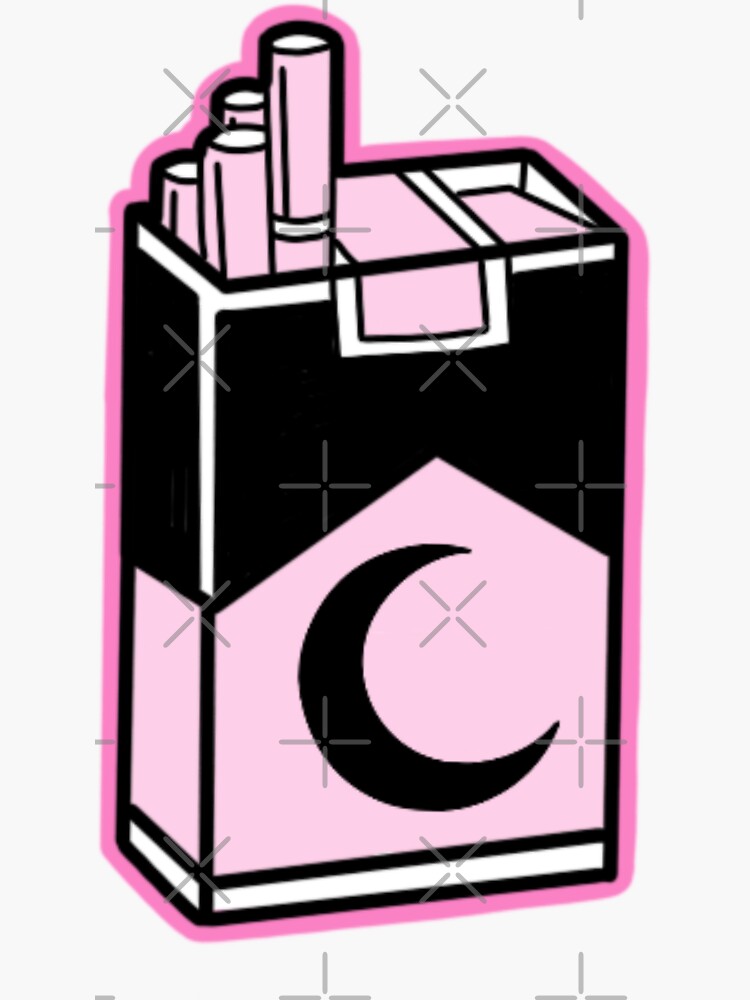 "pack of cigarettes - tattoo design." Sticker for Sale by ...