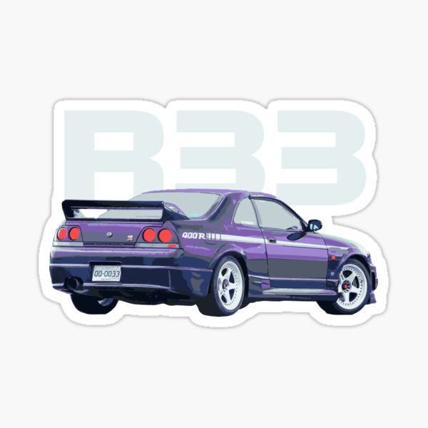"GTR R33 400R NISMO Skyline JDM " Sticker for Sale by cowtownCOWBOY ...
