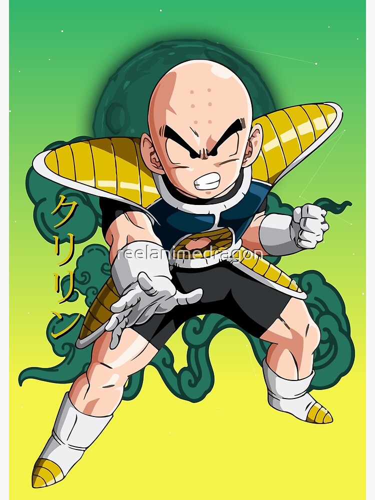 "Krillin Chillin - Dragon Ball" Poster for Sale by reelanimedragon ...