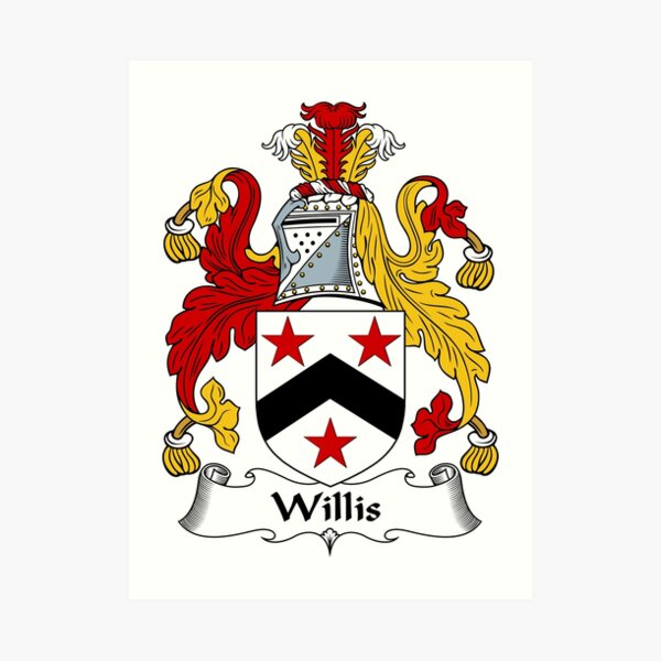 "Willis Coat of Arms / Willis Family Crest" Art Print by IrishArms ...
