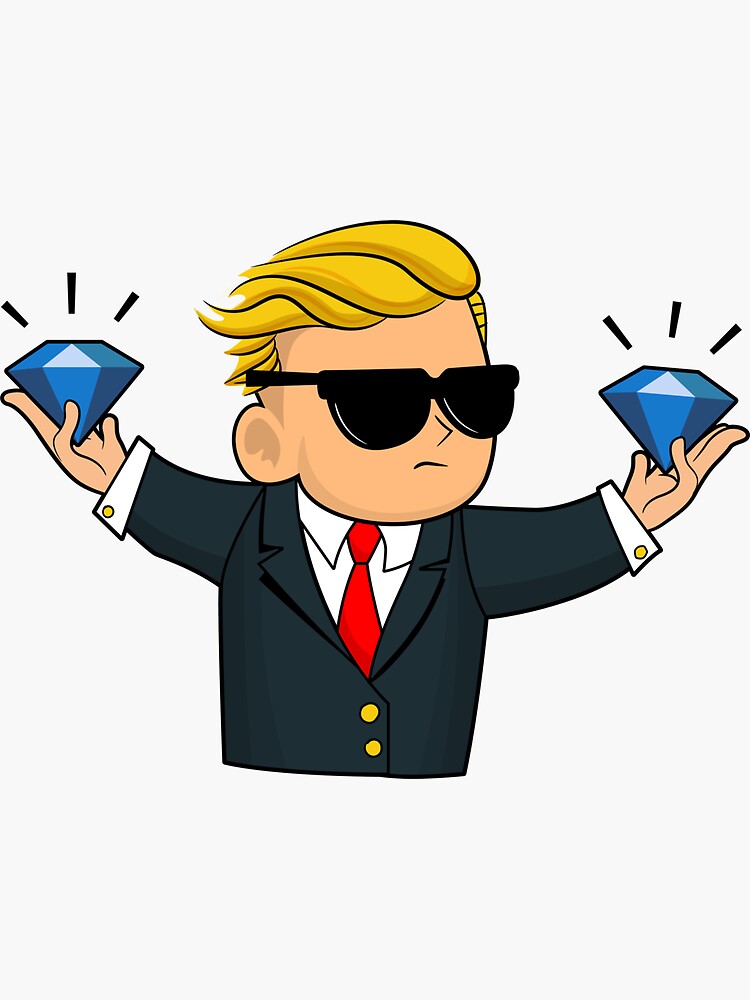 "Wall Street Bets Diamond Hands WSB Gamestonk" Sticker for Sale by ...