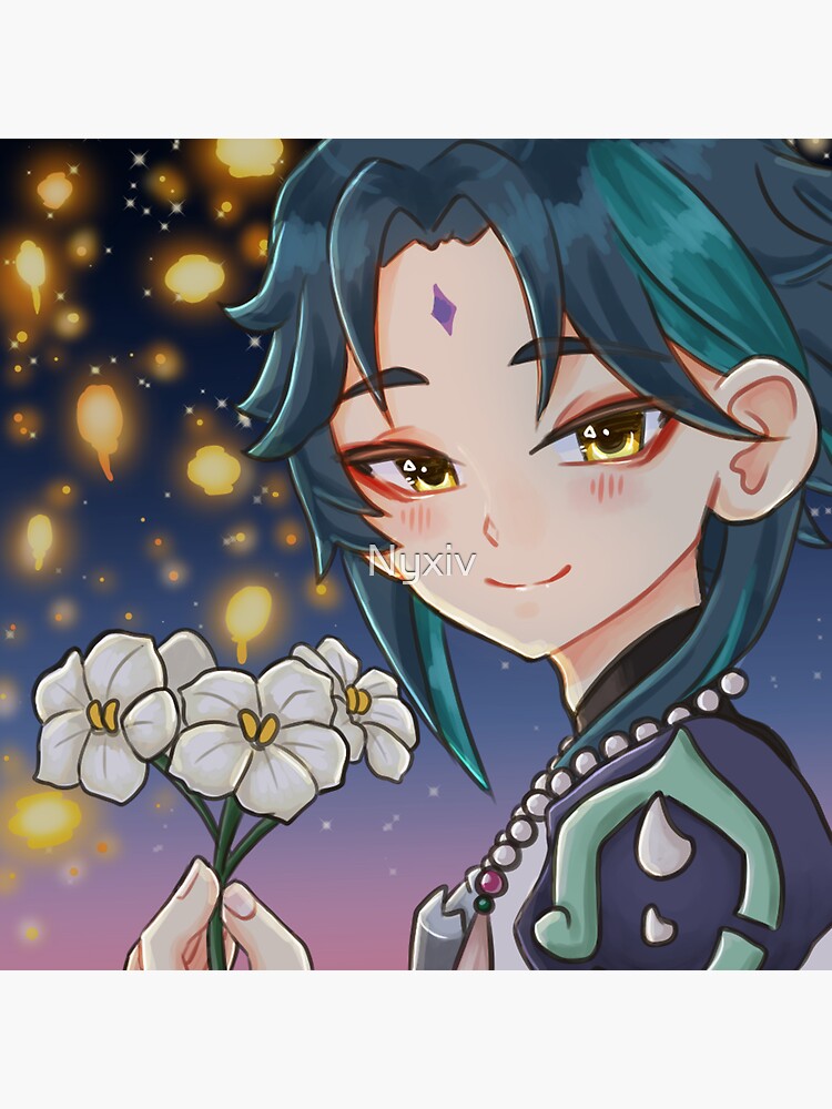 "[Genshin Impact] Xiao: Learning to Smile Again" Sticker for Sale by ...