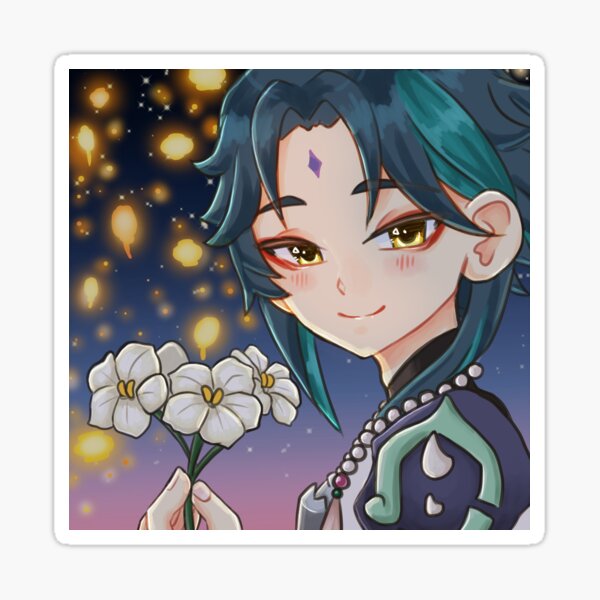 "[Genshin Impact] Xiao: Learning to Smile Again" Sticker for Sale by ...