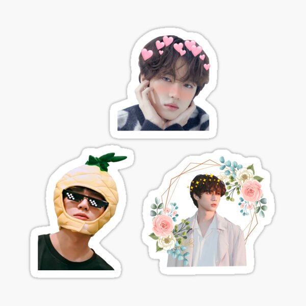 "TXT Beomgyu Set [TXT VOL.Five]" Sticker for Sale by purelyasiashop ...