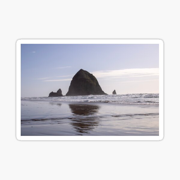 "Haystack Rock" Sticker by Photos-by-Kayla | Redbubble