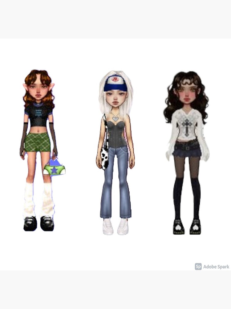 "Everskies girls sticker pack" Poster by archangel444 | Redbubble