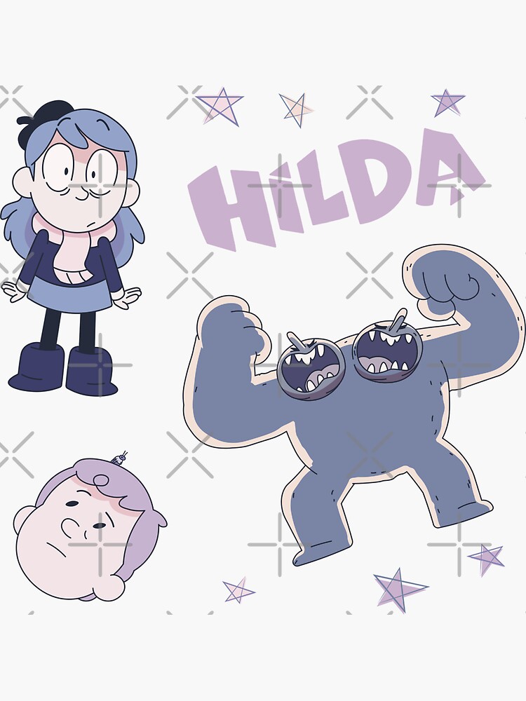 "Hilda " Sticker by artnchfck | Redbubble
