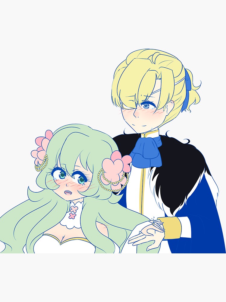 "Wedding Dimileth" Sticker for Sale by Floweryuu | Redbubble