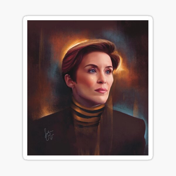 "Kate Fleming (Line of Duty) Portrait " Sticker by SianCoules | Redbubble