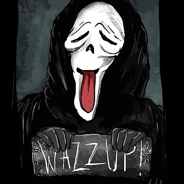 "Ghost Face Wazzup" Journal for Sale by deathanarchy | Redbubble