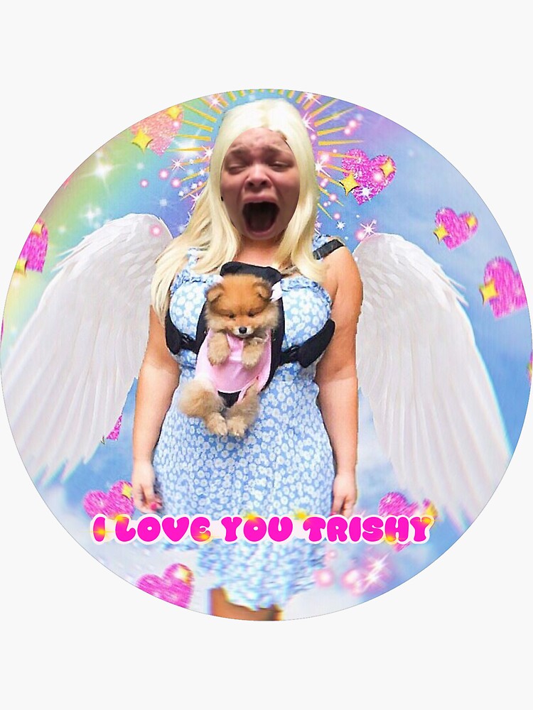"exclusive “i love you trishy”" Sticker by trishyslilfishy | Redbubble