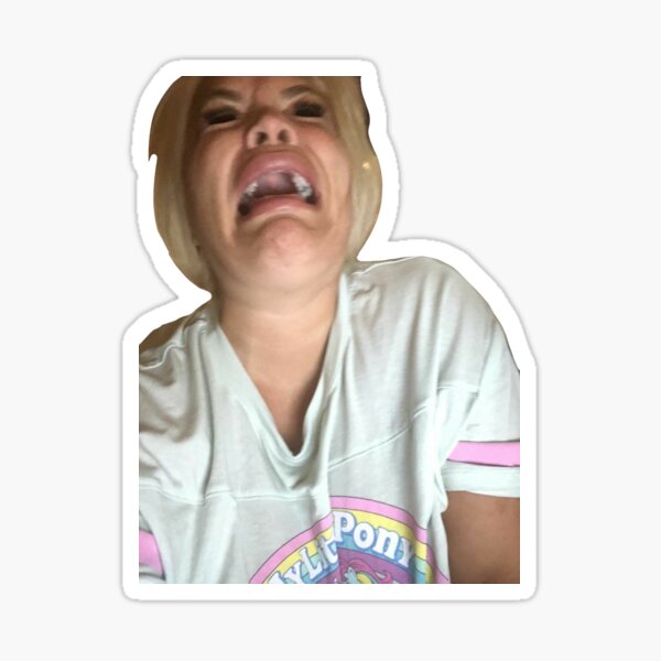 "AAAAAAH NOOOO trishy" Sticker for Sale by trishyslilfishy | Redbubble