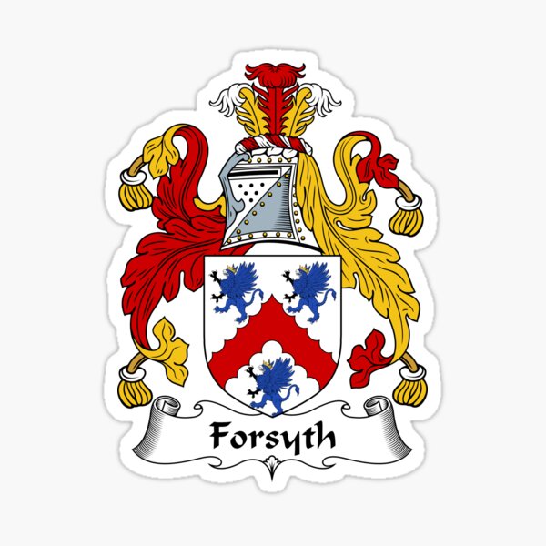 Pegatina «Escudo de armas de Forsyth / escudo de la familia de Forsyth ...
