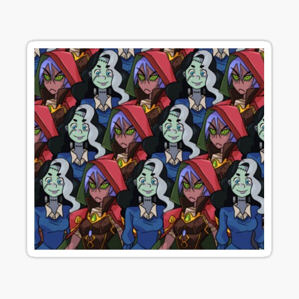 "Monster Prom: Vicky/Aaravi " Sticker for Sale by raybound420 | Redbubble