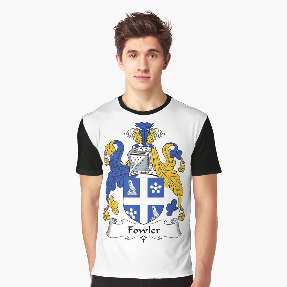 "Fowler Coat of Arms / Fowler Family Crest" Art Print for Sale by ...