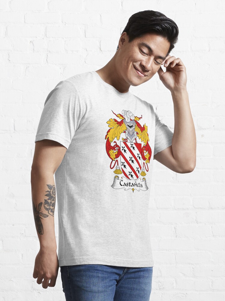 "Castaneda Coat of Arms/Family Crest" Essential T-Shirt for Sale by ...