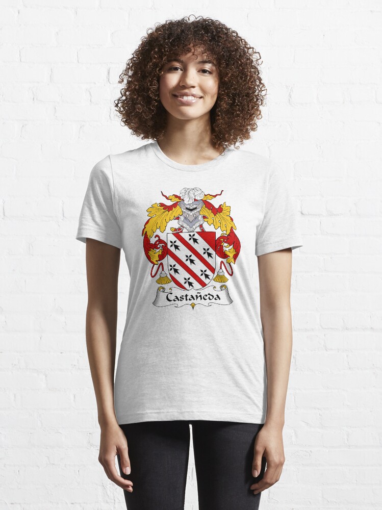 "Castaneda Coat of Arms/Family Crest" Essential T-Shirt for Sale by ...