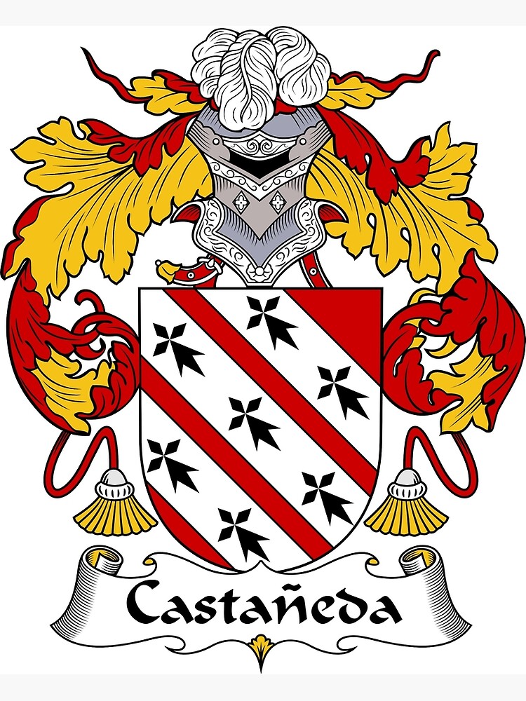 Lámina artística «Escudo de armas / Familia de Castaneda» de ...