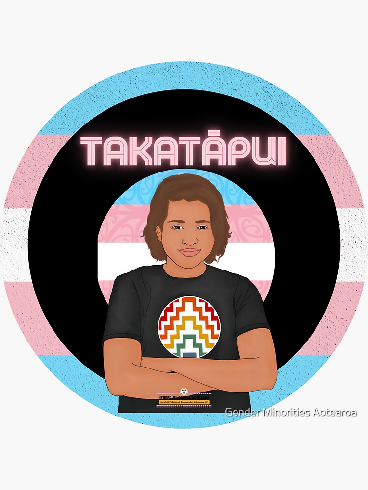 "Takatāpui - design 2" Sticker for Sale by Transgender-NZ | Redbubble