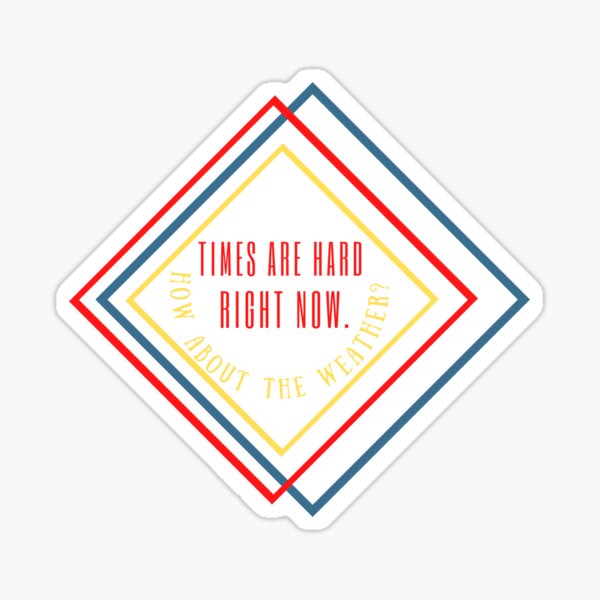 "TIME CHANGE" Sticker by Tropium-Designs | Redbubble