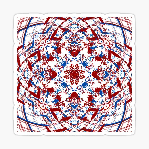 "Spinning Spots Exploded" Sticker by JohnHaldane | Redbubble