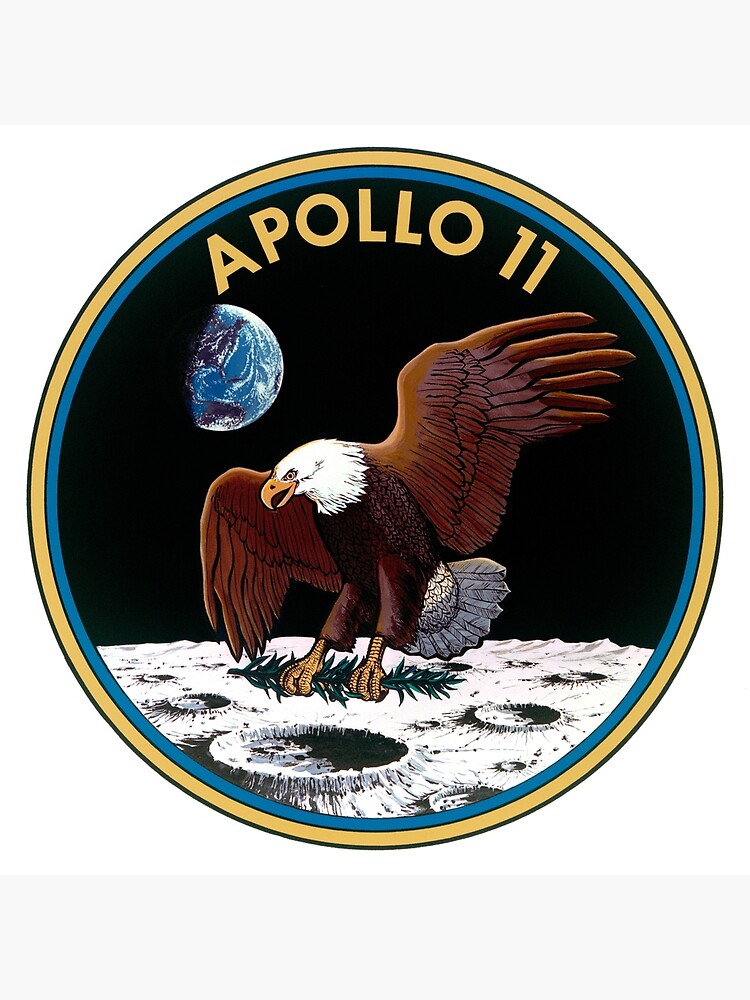 Apollo 11 Logo Old Logo Badge Premium Matte Vertical Poster sold by ...