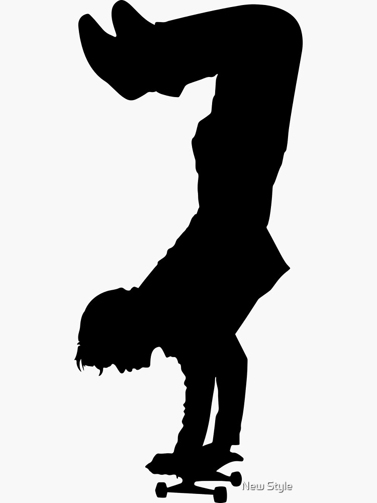 "Skate boy" Sticker by newstylemagri | Redbubble
