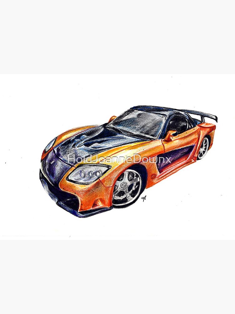 "RX7 - FAST & FURIOUS" Art Print for Sale by HoldJoanneDownx | Redbubble