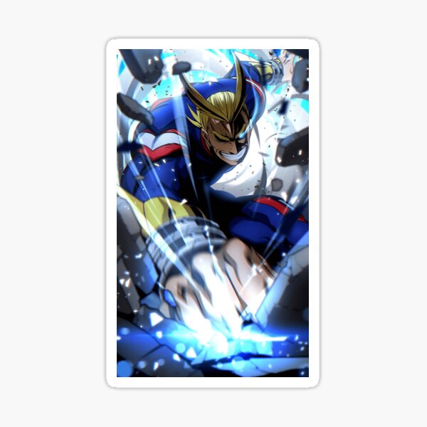 "My Hero Academia All Might" Sticker by Marucchi | Redbubble