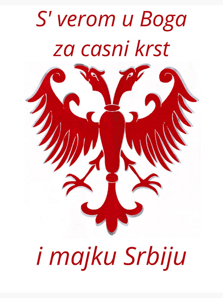 "Grb Srbije, coat of arms of Serbia" Sticker for Sale by VUM-products ...