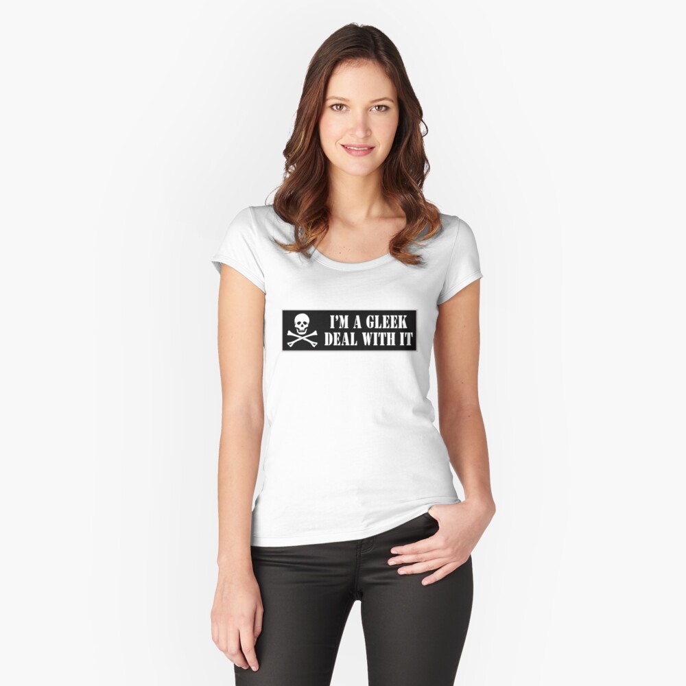 "I’m a gleek, deal with it bumper sticker" Sticker for Sale by bob ...