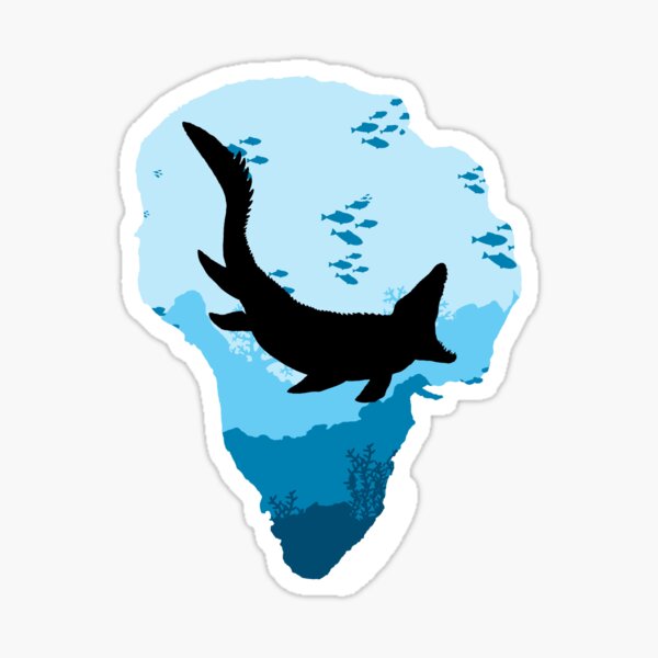 "Jurassic World Mosasaurus" Sticker by Tridev-Designs | Redbubble
