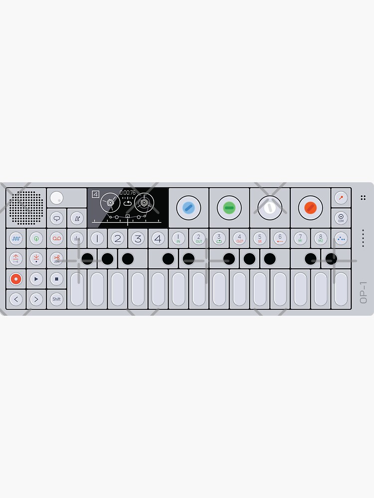 "OP-1 Synthesizer" Sticker for Sale by AtomicMalibu | Redbubble