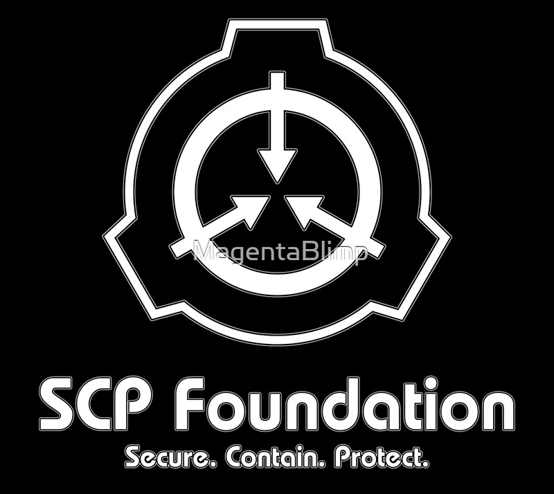 "SCP Foundation (in White)" by MagentaBlimp | Redbubble