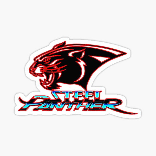 "steel panther rock band logo " Sticker for Sale by ctightbv | Redbubble