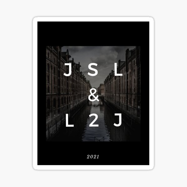 "JSL & L2J" Sticker for Sale by JSLJ2L | Redbubble