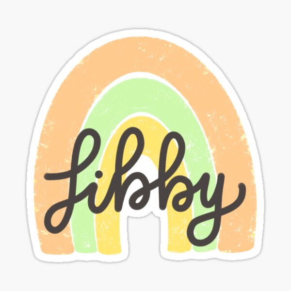"Libby rainbow" Sticker for Sale by Libbyloohoo0802 | Redbubble