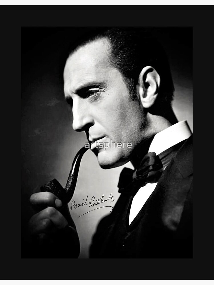 Sherlock Holmes, Basil Rathbone, 1940s Portrait With Signature Premium ...