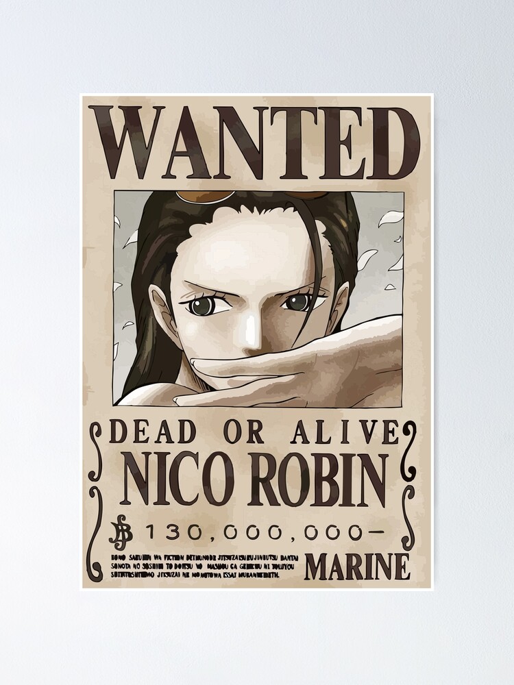 Poster « bounty nico robin », par Smithroku2 | Redbubble