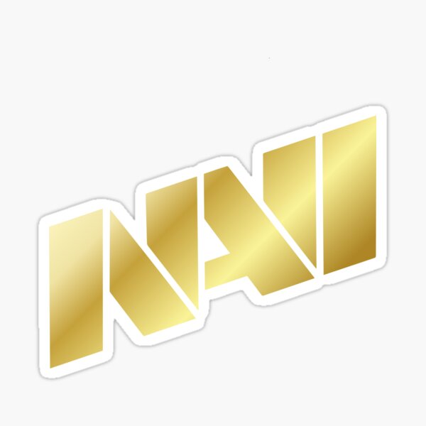 "NAVI Natus Vincere Gold" Sticker for Sale by Krabstyx | Redbubble