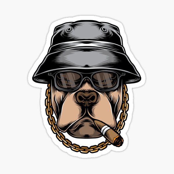 "Cool Dog" Sticker for Sale by ParadiseNara | Redbubble