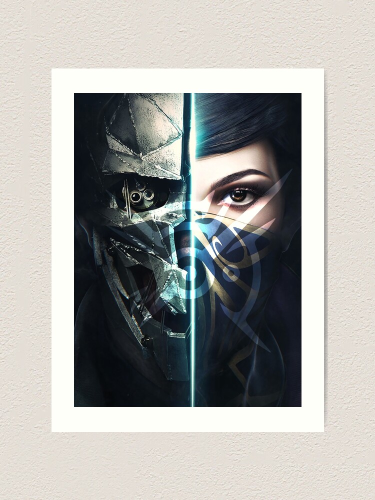 "Dishonored 2 - Corvo/Emily" Art Print by gamewear | Redbubble