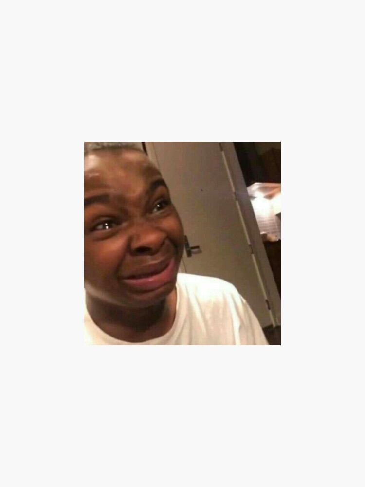 "Crying Meme Face" Sticker for Sale by Stickers-luvs | Redbubble