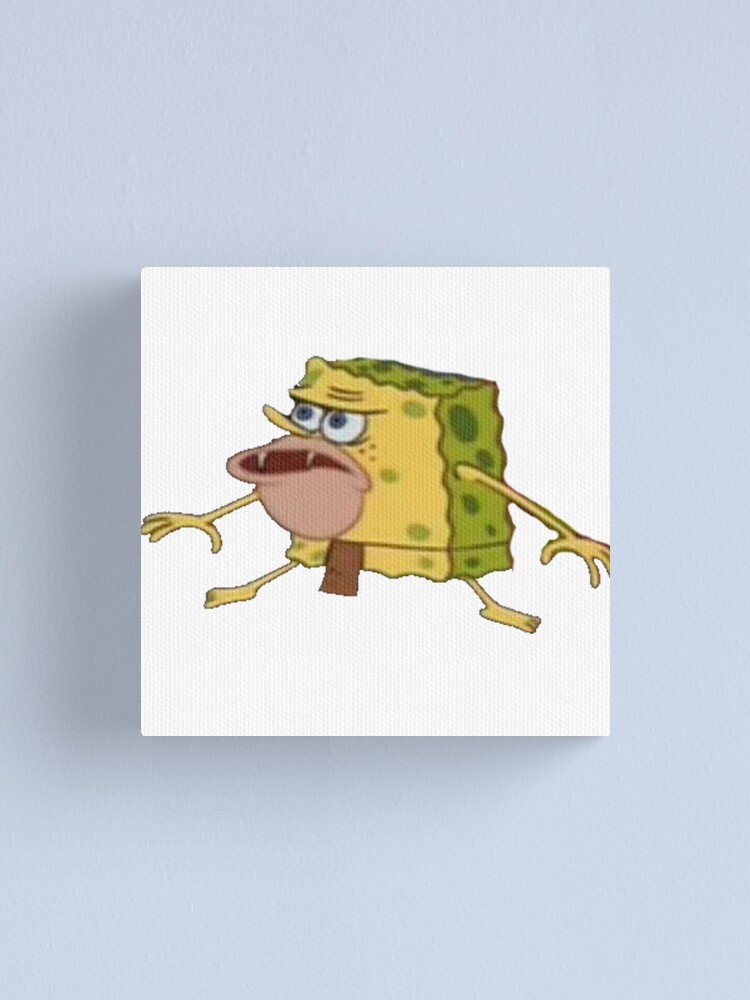 "Spongegar Meme" Canvas Print for Sale by KiyomiShop | Redbubble