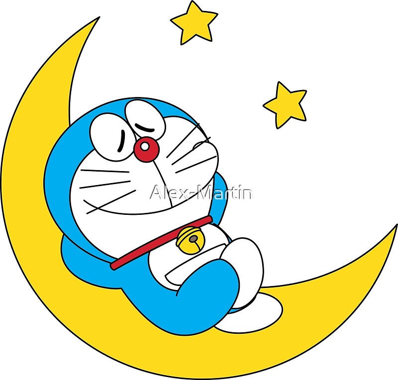Gambar Doraemon Moon Posters Alex Martin Redbubble Gambar Vector Di Rebanas Rebanas 