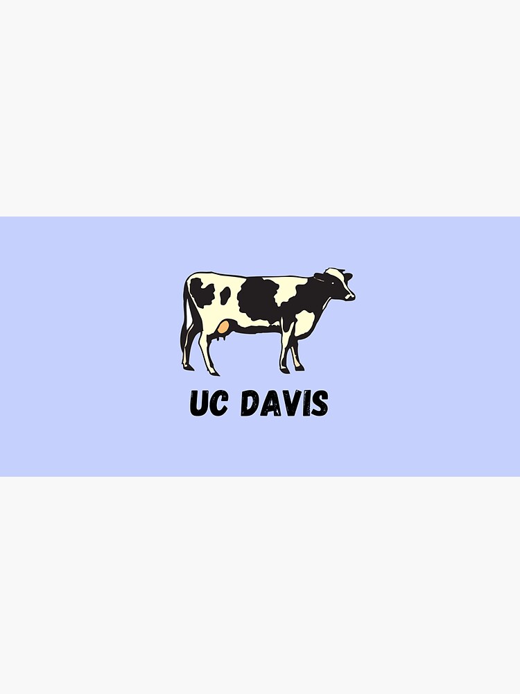 "UC Davis Cow" Sticker for Sale by acobrien | Redbubble